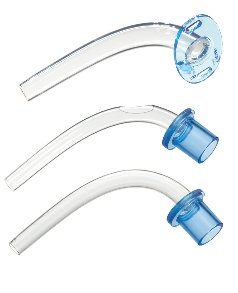 Tubo de traqueostomía fenestrado doble con balón de baja presión y ...