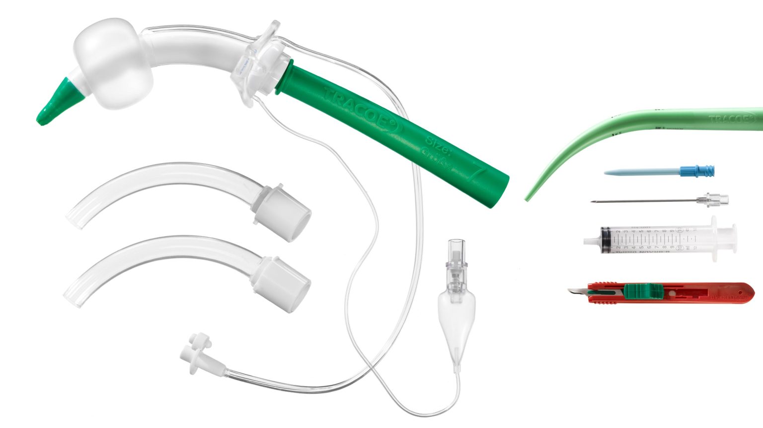 Set de dilatación para traqueostomía percutánea con cuff sin fenestra y ...